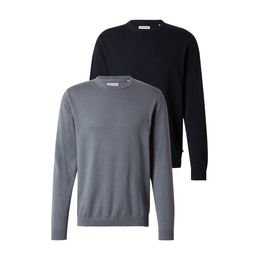 Jack & Jones JACK & JONES Pullover 'JJEBASIC' Herren Größe S navy / grau