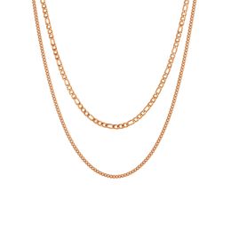 Hey Happiness Kette 'Grip Duo' Herren Gr&ouml;&szlig;e 44 cm rosegold