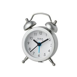 Glockenwecker FILIUS zeitdesign, silber (silberfarben), Wecker, Reisewecker, Quarzwecker, Kinderwecker, Schlafzimmer, Schulanfang