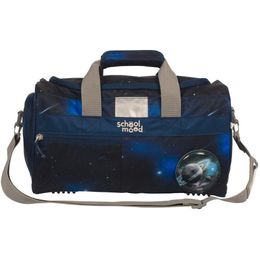 Sporttasche School-Mood "Moritz (Weltall)", Kinder, Gr. B/H/T: 39cm x 20cm x 22cm, blau (moritz), Polyester, Taschen