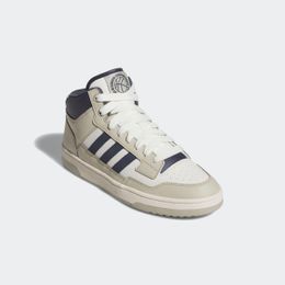Sneaker adidas Sportswear "RAPID COURT MID", Gr. 43, weiß (supplier colour, sanftes weiß, shadow navy), Leder, Synthetik, Sportlich, Schuhe