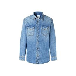 Pepe Jeans Hemd Herren Gr&ouml;&szlig;e L blue denim