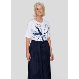 Print-Shirt Rabe "T-Shirt", Damen, Gr. 40, weiß, 95%Baumwolle, 5%Elastan, gerade, Shirts