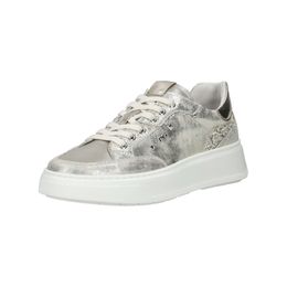 Nero Giardini Damen Plateausneaker "Nero Giardini Sneaker Leder/Textil", Gr. 39crema, Leder, Textil, Schuhe