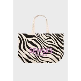 SENSES.THE LABEL Schultertasche 'ALD:RICKS' Damen Größe One Size creme / orchidee / schwarz