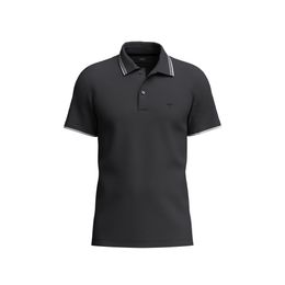 Fynch-Hatton Herren Poloshirt, grau, Gr. S, unifarben, Piqué, Obermaterial: 100% Baumwolle, Shirts, mit Logo-Stickerei