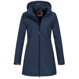 Damen Softshelljacke "Alessia", blau, Gr. 5XL, Alessandro Salvarini, Obermaterial: 96% Polyester, 4% Elasthan; Innenseite: 100% Polyester, Jacken,
