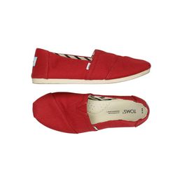Toms Shoes TOMS Halbschuh Damen Gr&ouml;&szlig;e 37 Second Hand rot