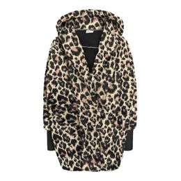 Noisy may Mantel 'NMCUDDLE' Damen Gr&ouml;&szlig;e L creme / rosa / schwarz Wintermantel