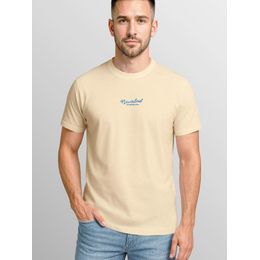 Neverless Shirt 'La Dolce Vita Club' Herren Gr&ouml;&szlig;e M beige