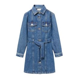 Mango Kids Kleid 'Andrea' M&auml;dchen Gr&ouml;&szlig;e 122 blue denim