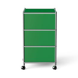 Tchibo - Rollcontainer Metall &raquo;Cn3&laquo; mit 3 Schubladen - 40x40x70,5cm - chrom - Stahl / Aluminium / Kunststoff