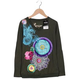Desigual Langarmshirt Damen Gr&ouml;&szlig;e S Second Hand gr&uuml;n