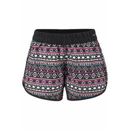 Lascana Badeshorts Damen Gr&ouml;&szlig;e S rosa / schwarz / wei&szlig;