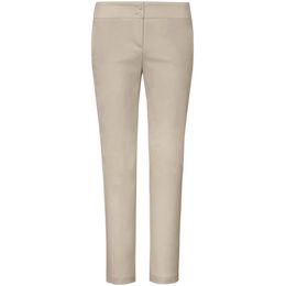 MYBC - Knöchellange Hose Barbara, beige, Gr. 42 / M - Baumwolle