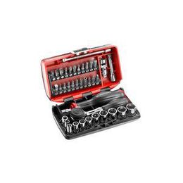 Facom Ratchet Spanner Set, Ergonomisch, 1/4", 38Stück - R.360NANOPB