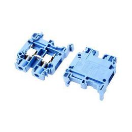 Entrelec Reihenklemme, Verschraubung, 2 Pole, 600V, 50A, 6mm&sup2;, Blau, Packung &agrave; 10 St&uuml;ck - 1SNA125118R1300