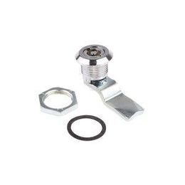 Steinbach & Vollman Key Lock, 25mm Panel-to-Tongue, 20.2 x 20.2mm Cutout, Key Unlock, Edelstahl - 06700427