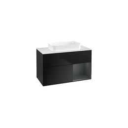 Villeroy & Boch V&B Waschtischunterschrank Wandbeleuchtung Finion 100x60,3 cm, Rg r md b m Lac, bla m Lac ; Villeroy & Boch (G661HGPD)