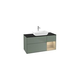 Villeroy & Boch V&B Waschtischunterschrank Wandbeleuchtung Finion 120cm, Pl bla m, Reg Oa ven, Oli. m Lac ; Villeroy & Boch (G832PCGM)