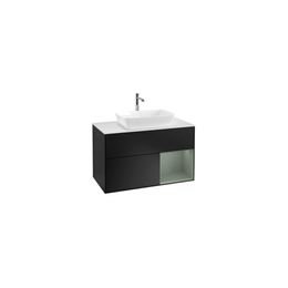 Villeroy & Boch V&B Waschtischunterschrank Wandbeleuchtung Finion 100, Pl wh. m, Reg Oli. m Lac, bla m Lac ; Villeroy & Boch (G781GMPD)