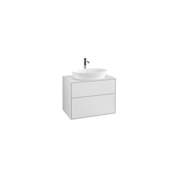 Villeroy & Boch V&B Waschtischunterschrank Wandbeleuchtung Finion 80x60,3cm, Abd.-Pl. wh. m, wh. m lacquer ; Villeroy & Boch (G75100MT)