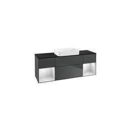 Villeroy & Boch V&B Waschtischunterschrank Wandbeleuchtung Finion 160x60,3x50,1cm, Rg w m La, md bl. m Lac ; Villeroy & Boch (G742MTHG)