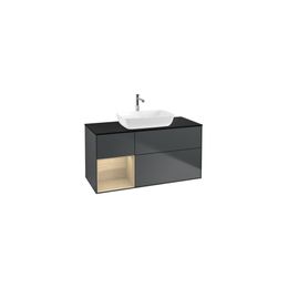 Villeroy & Boch V&B Waschtischunterschrank Wandbeleuchtung Finion 120cm, Pl b m, Reg Oa ven, md bl. m Lac ; Villeroy & Boch (G822PCHG)