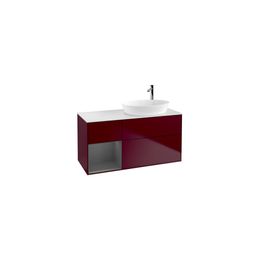 Villeroy & Boch V&B Waschtischunterschrank Wandbeleuchtung Finion 120cm, Pl w m, Reg Anthrac. m Lac, Peo m ; Villeroy & Boch (G921GKHB)