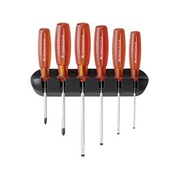 PB Swiss Tools Schraubendreher-Satz 6-teilig Schlitz PH im Wandhalter Multicraft (PB 6244)