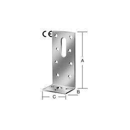 Vormann Winkelverbinder 90 x 35 x 40mm mit CE? Ja Stahl sendverz. (070918000)