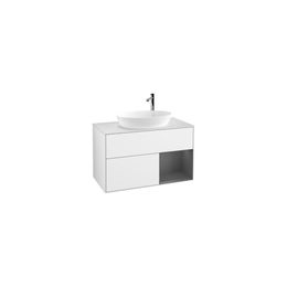 Villeroy & Boch V&B Waschtischunterschrank Wandbeleuchtung Finion 100, Pl w m, Rg A m Lac, glo wh. Lac ; Villeroy & Boch (G901GKGF)