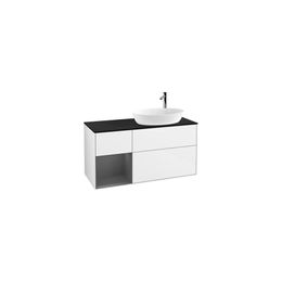 Villeroy & Boch V&B Waschtischunterschrank Wandbeleuchtung Finion 120cm, Pl b m, Rg A m Lac, glo wh. Lac ; Villeroy & Boch (G922GKGF)