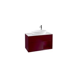 Villeroy & Boch V&B Waschtischunterschrank Wandbeleuchtung Finion 100, Pl wh. m, Reg Peo m Lac, Peo m ; Villeroy & Boch (G901HBHB)