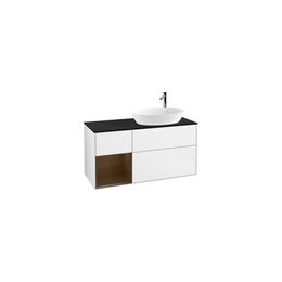 Villeroy & Boch V&B Waschtischunterschrank Wandbeleuchtung Finion 120cm, Pl b m, Reg wal ven, glo wh. Lac ; Villeroy & Boch (G922GNGF)