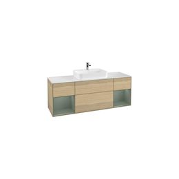 Villeroy & Boch V&B Waschtischunterschrank Wandbeleuchtung Finion 160cm, Pl wh. m, Reg Oli. m Lac, Oa ven ; Villeroy & Boch (G451GMPC)