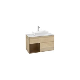 Villeroy & Boch V&B Waschtischunterschrank Wandbeleuchtung Finion 100, Abd.-Pl. wh. m, Reg wal ven, Oa ven ; Villeroy & Boch (G771GNPC)