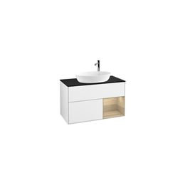 Villeroy & Boch V&B Waschtischunterschrank Wandbeleuchtung Finion 100, Pl bla m, Reg Oa ven, glo wh. Lac ; Villeroy & Boch (G902PCGF)