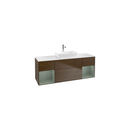 Villeroy & Boch V&B Waschtischunterschrank Wandbeleuchtung Finion 160cm, Pl wh. m, Reg Oli. m Lac, wal ven ; Villeroy & Boch (G861GMGN)
