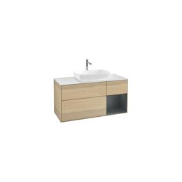 Villeroy & Boch V&B Waschtischunterschrank Wandbeleuchtung Finion 120cm, Pl wh. m, Reg md m Lac, Oa ven ; Villeroy & Boch (G831HGPC)
