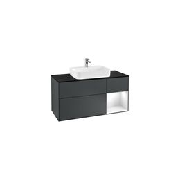 Villeroy & Boch V&B Waschtischunterschrank Wandbeleuchtung Finion 120cm, Pl b m, Rg r g wh., md bl. m Lac ; Villeroy & Boch (G422GFHG)