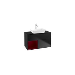 Villeroy & Boch V&B Waschtischunterschrank Wandbeleuchtung Finion 100, Pl bla m, Reg Peo m Lac, bla m Lac ; Villeroy & Boch (G772HBPD)
