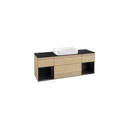 Villeroy & Boch V&B Waschtischunterschrank Wandbeleuchtung Finion 160x60,3x50,1cm, Reg bla m Lac, Oa ven ; Villeroy & Boch (G742PDPC)