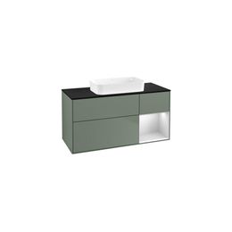 Villeroy & Boch V&B Waschtischunterschrank Wandbeleuchtung Finion 120x60 cm, Reg re wh. m Lac, Oli. m Lac ; Villeroy & Boch (G712MTGM)