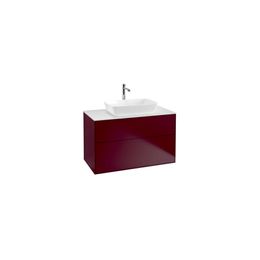 Villeroy & Boch V&B Waschtischunterschrank Wandbeleuchtung Finion 100x60,3cm, Abd.-Pl. wh. m, Peony Matt ; Villeroy & Boch (G76100HB)