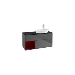 Villeroy & Boch V&B Waschtischunterschrank Wandbeleuchtung Finion 120cm, Pl b m, Reg Peo m Lac, Anthrac. m ; Villeroy & Boch (G922HBGK)