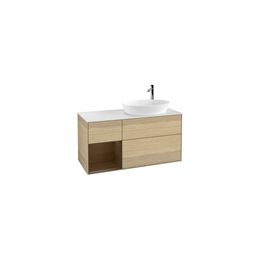 Villeroy & Boch V&B Waschtischunterschrank Wandbeleuchtung Finion 120cm, Pl wh. m, Reg wal ven, Oa ven ; Villeroy & Boch (G921GNPC)