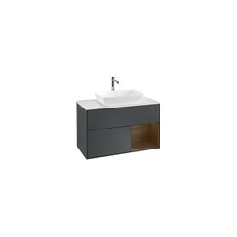 Villeroy & Boch V&B Waschtischunterschrank Wandbeleuchtung Finion 100, Pl wh. m, Reg wal ven, md bl. m Lac ; Villeroy & Boch (G781GNHG)