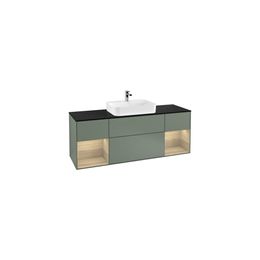 Villeroy & Boch V&B Waschtischunterschrank Wandbeleuchtung Finion 160cm, Pl bla m, Reg Oa ven, Oli. m Lac ; Villeroy & Boch (G452PCGM)