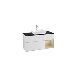 Villeroy & Boch V&B Waschtischunterschrank Wandbeleuchtung Finion 120cm, Pl bla m, Reg Oa ven, wh. m Lac ; Villeroy & Boch (G832PCMT)